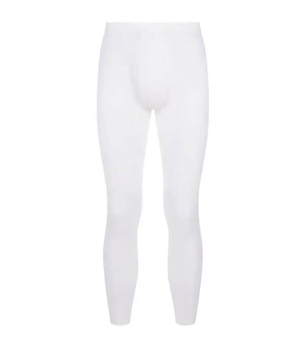 Zimmerli Wool And Silk Long Johns - Ivory