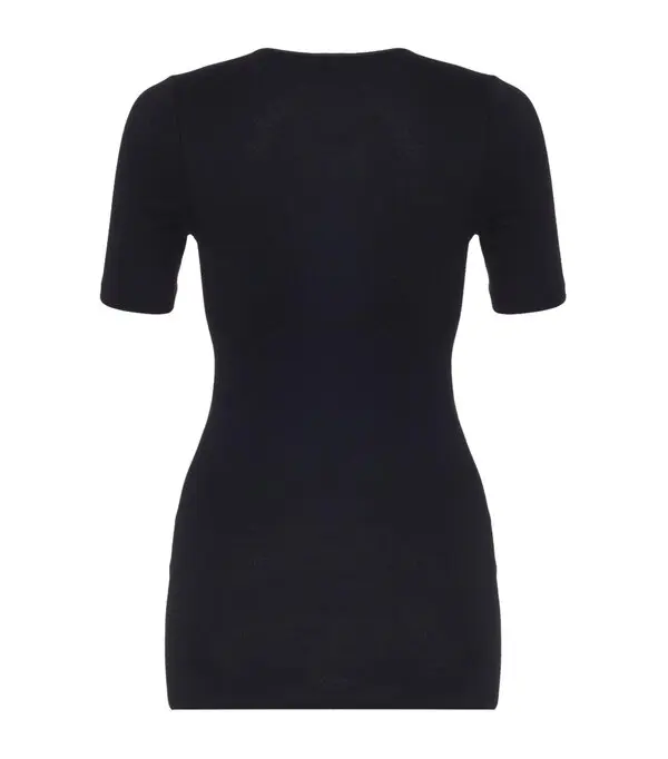Hanro Cotton Seamless T-shirt - Black