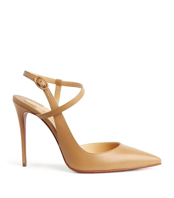 CHRISTIAN LOUBOUTIN Jenlove 100 Leather Pumps - Red