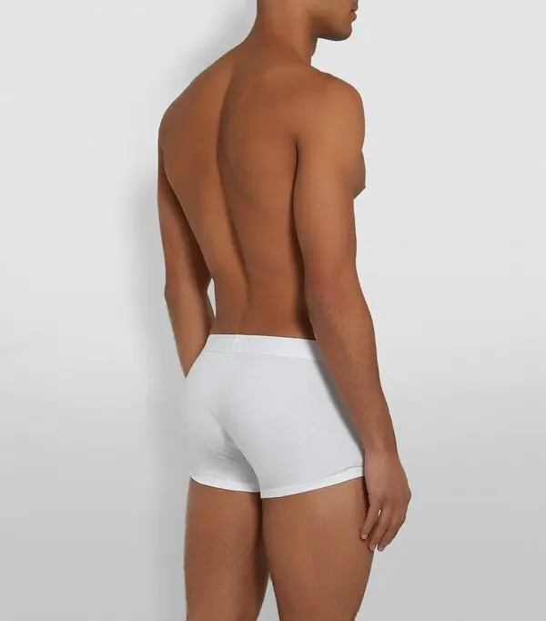 Sunspel Cotton Trunks - White