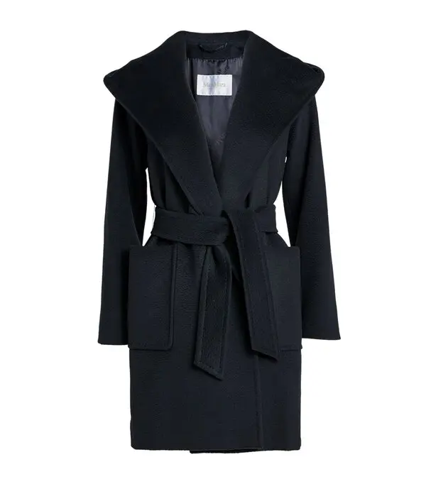 Max Mara Rialto Hooded Coat - Blue