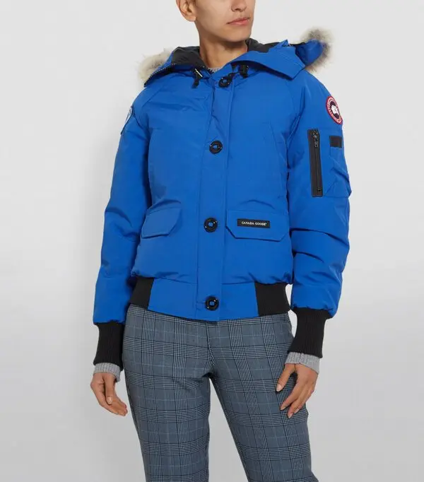 Canada Goose Pbi Chilliwack Fur-trim Bomber Jacket