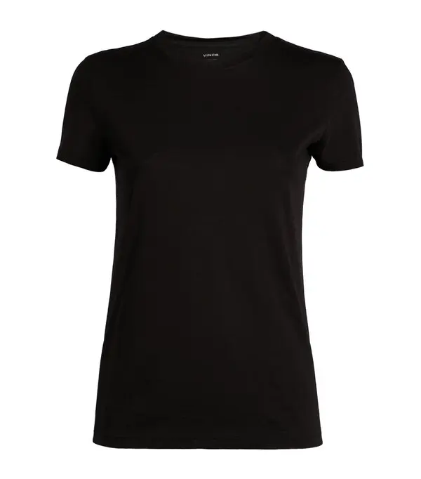 Vince Pima Cotton T-shirt - Black