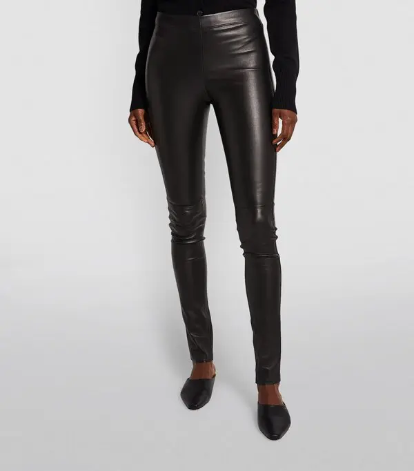 JOSEPH Leather Stretch Leggings