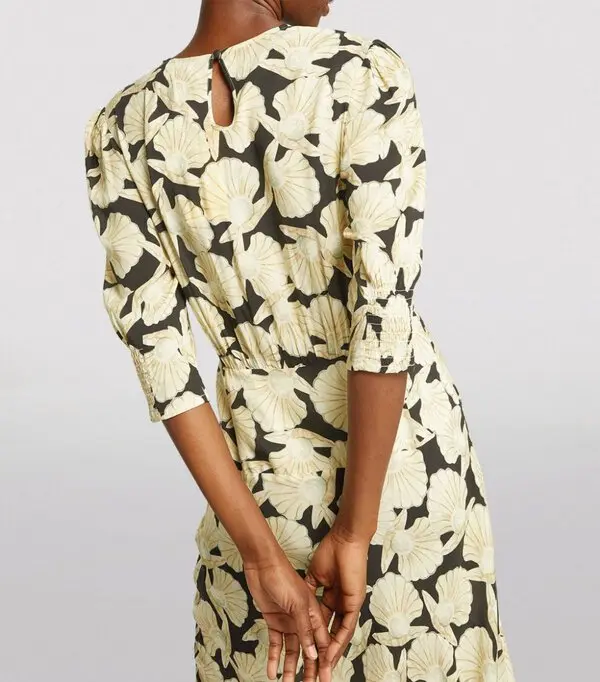 Rixo Pearl Shell Print Lucile Dress