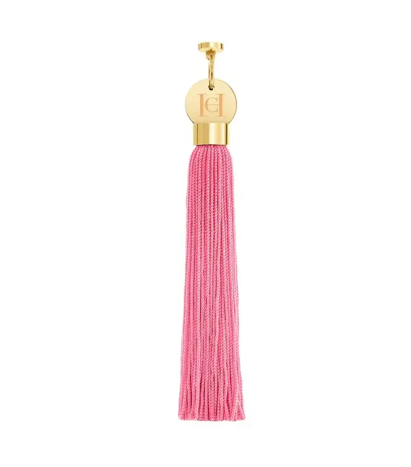 Carolina Herrera Herrera Lipstick Case Tassel Charm - Pink