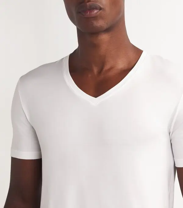 Hanro Cotton Superior V-neck T-shirt