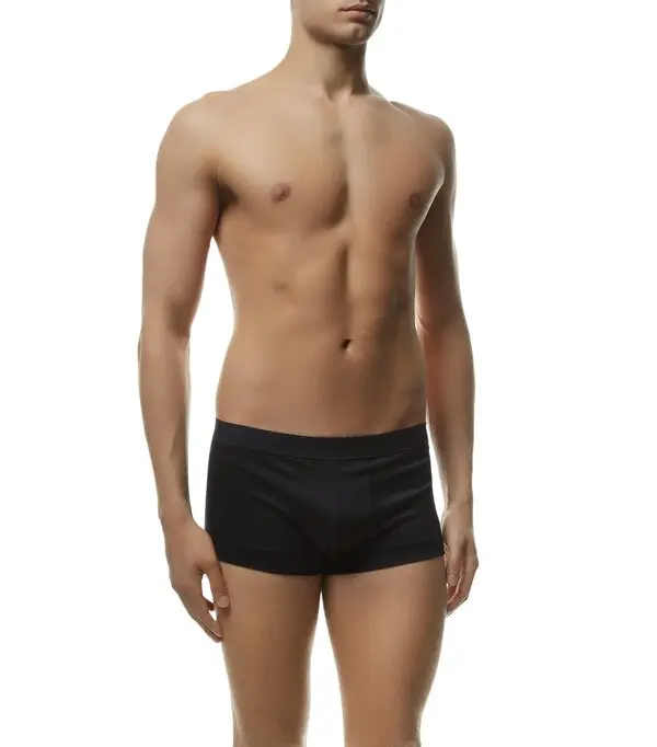 Zimmerli 286 Sea Island Trunks - Black