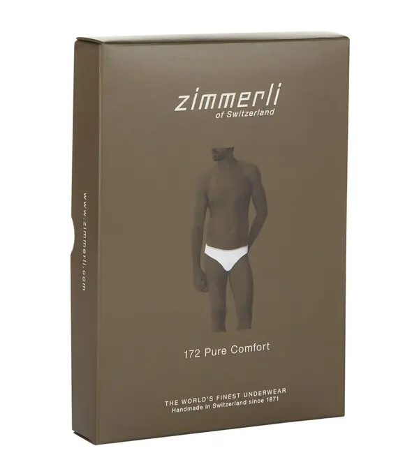 Zimmerli 172 Pure Comfort Hipster Briefs - Black