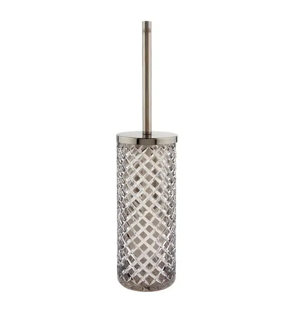 ZODIAC Diamond Toilet Brush Holder - Grey