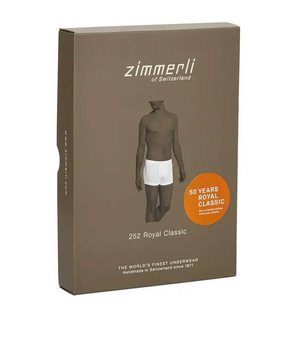 Zimmerli 252 Royal Classic Trunks - White
