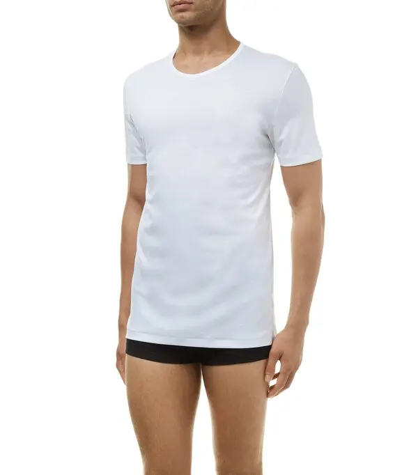 Zimmerli 286 Sea Island Round Neck T-shirt - White