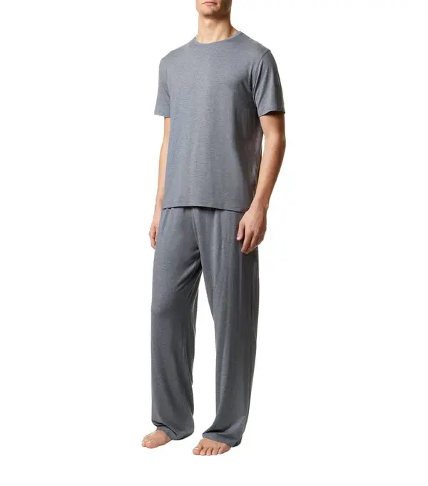 Derek Rose Basel Lounge T-shirt - Grey