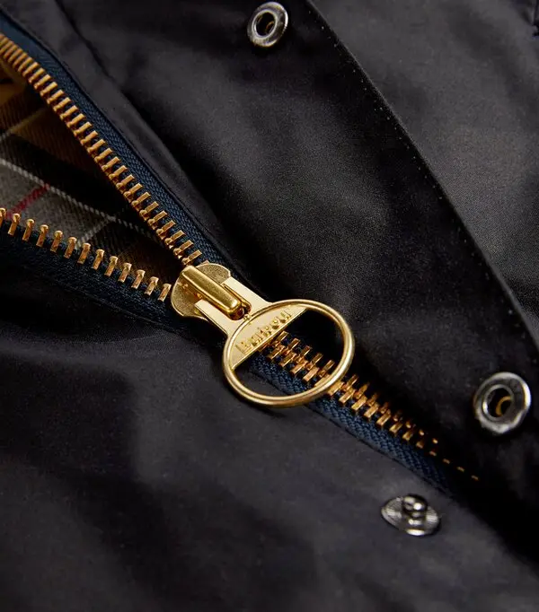 Barbour Waxed Bedale Jacket - Navy