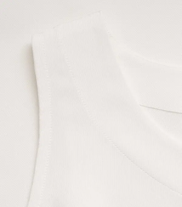 Eskandar Silk Sleeveless Top - White
