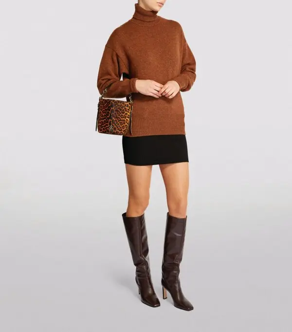 JIMMY CHOO Mahesa 85 Leather Knee-high Boots