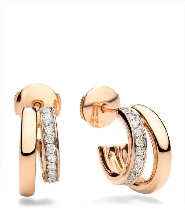Pomellato Together Hoop Earrings - White