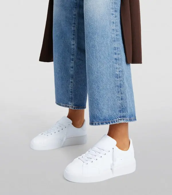 GOLDEN GOOSE Vegan Leather Purestar Sneakers - White