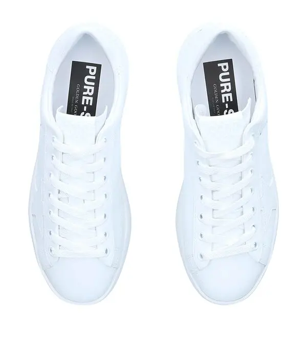 GOLDEN GOOSE Vegan Leather Purestar Sneakers - White