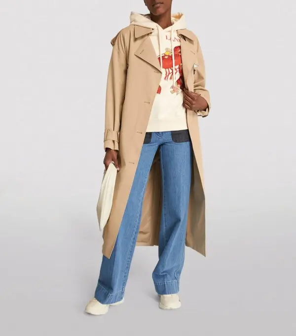 LANVIN Embellished Babar Lobster Graphic Hoodie