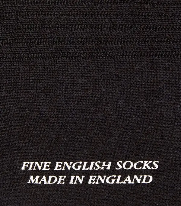 Pantherella Merino Wool-blend Ribbed Socks