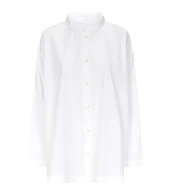 Eskandar A-line Stand-collar Shirt