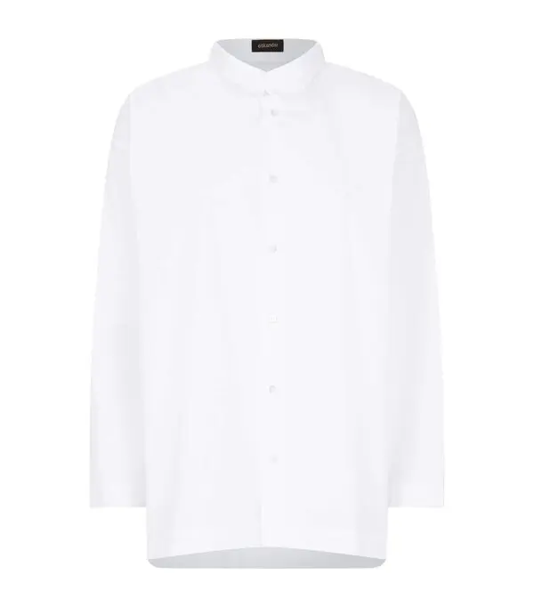 Eskandar A-line Stand-collar Shirt