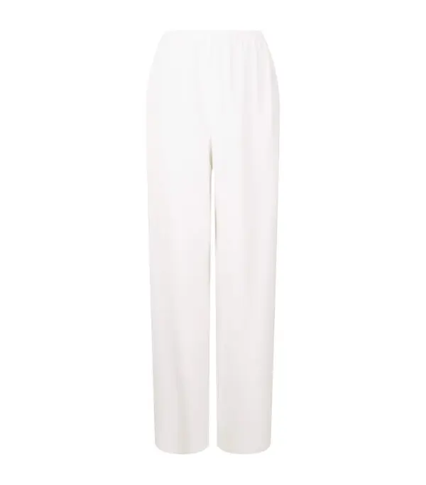 Eskandar Wide-leg Silk Trousers