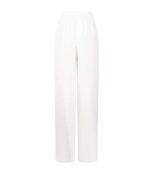 Eskandar Wide-leg Silk Trousers