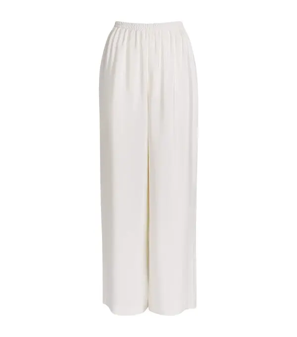 Eskandar Wide-leg Silk Trousers