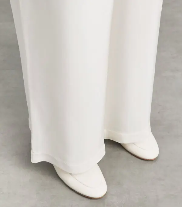 Eskandar Wide-leg Silk Trousers