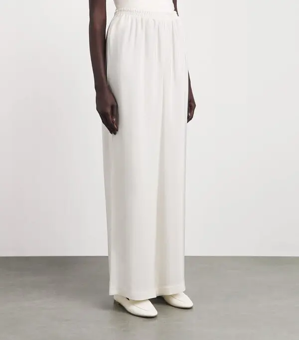 Eskandar Wide-leg Silk Trousers