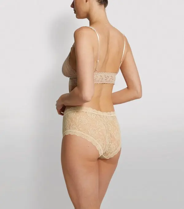 Hanky Panky Signature Lace Boyshorts - Nude