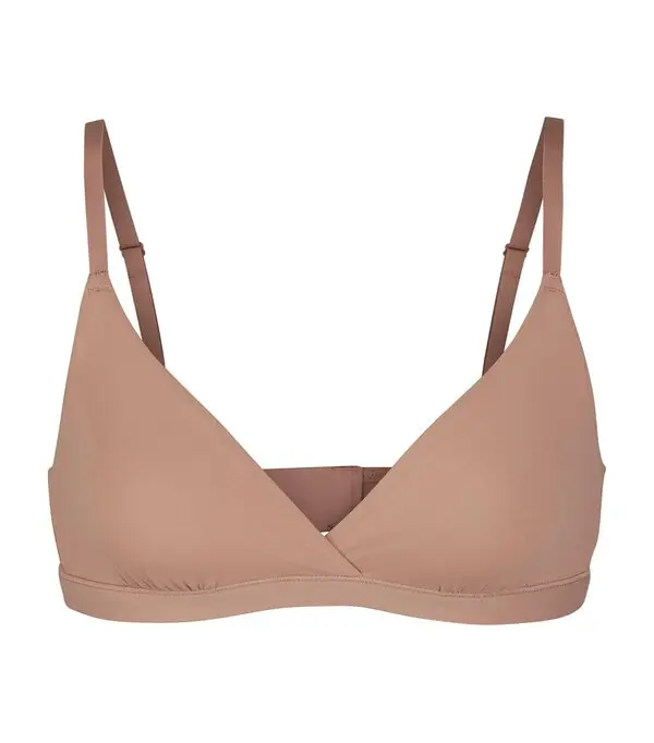 SKIMS Fits Everybody Triangle Bralette - Brown