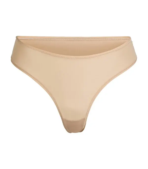 SKIMS Fits Everybody Cheeky Thong - Beige