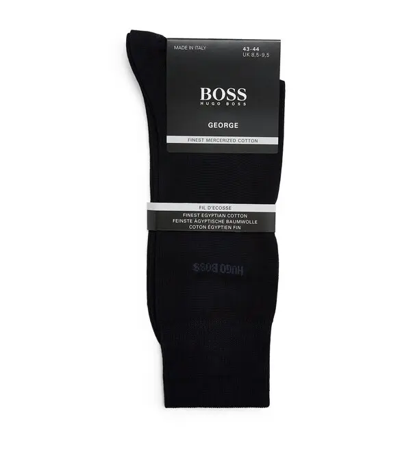 BOSS George Flat Knit Socks - Navy