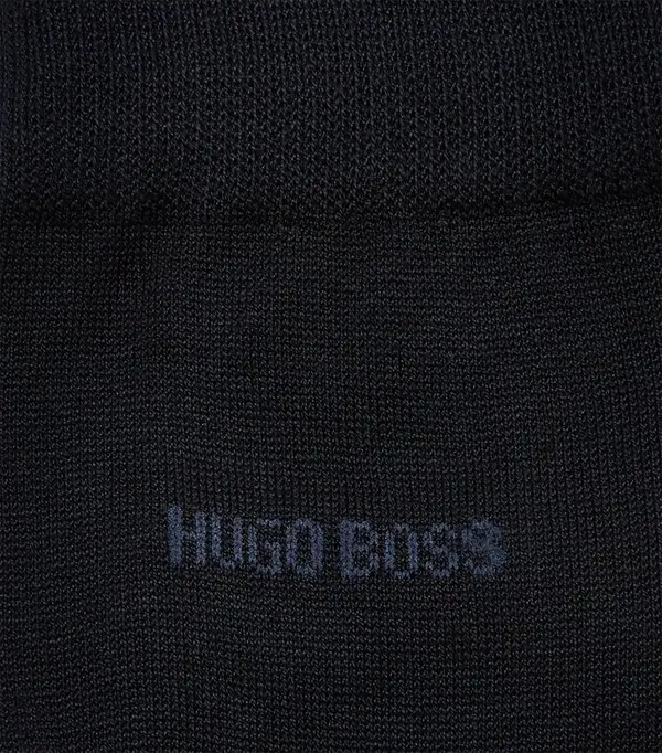 BOSS George Flat Knit Socks - Navy