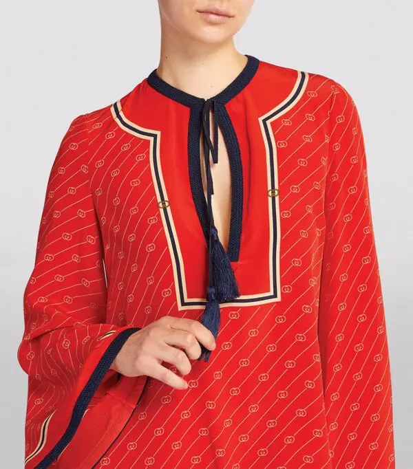 Gucci Silk Kaftan Dress