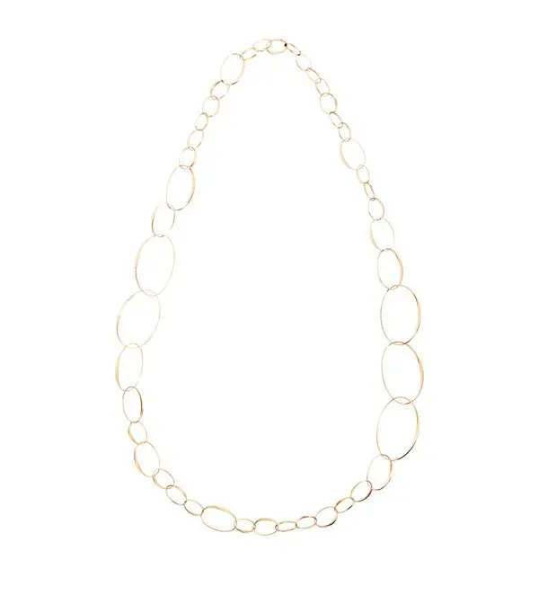 Pomellato Hoop Chain Necklace - Rose Gold