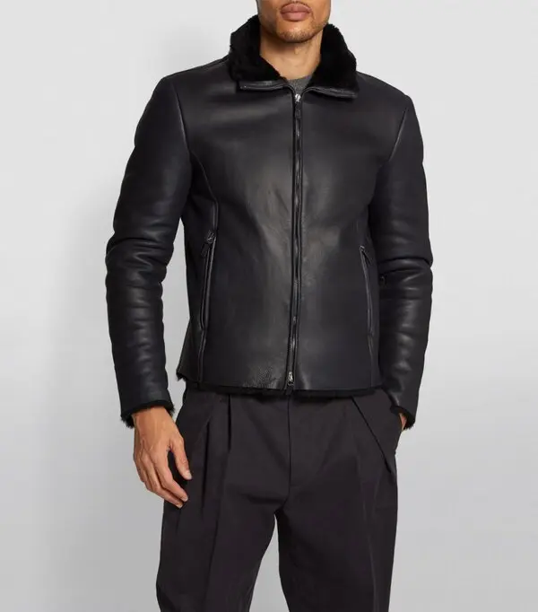 Giorgio Armani Shearling Jacket