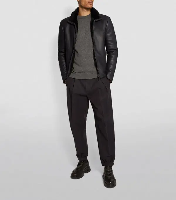 Giorgio Armani Shearling Jacket