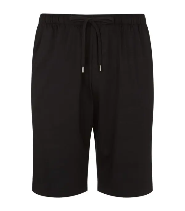 Derek Rose Basel Lounge Shorts - Black