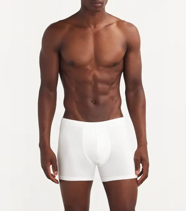 Hanro Cotton Superior Boxer Briefs - White