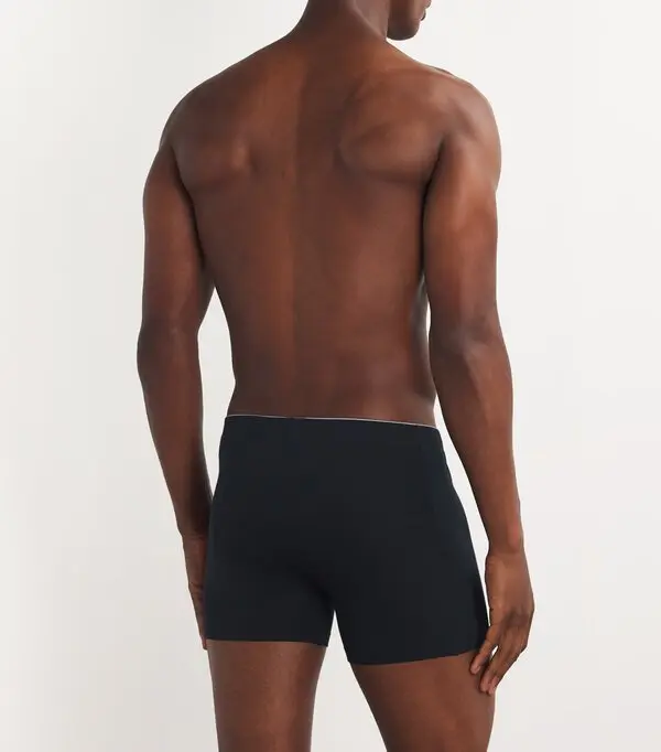 Hanro Cotton Superior Boxer Briefs - Black