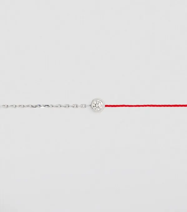 REDLINE White Gold And Diamond Pure Double Bracelet - Multi