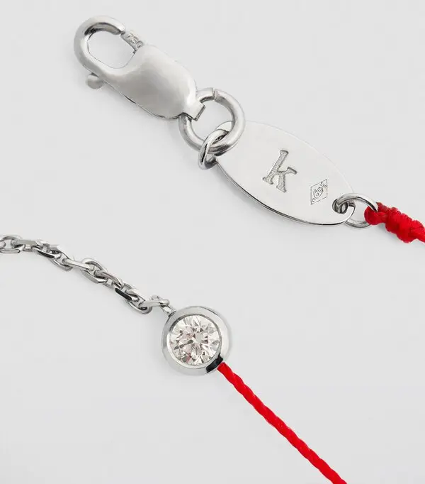 REDLINE White Gold And Diamond Pure Double Bracelet