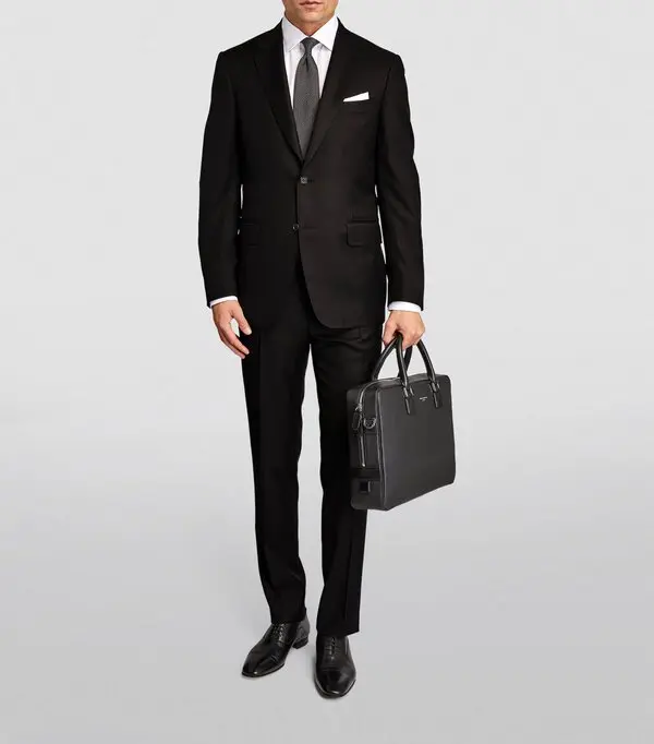 Canali Wool 2-piece Suit - Black