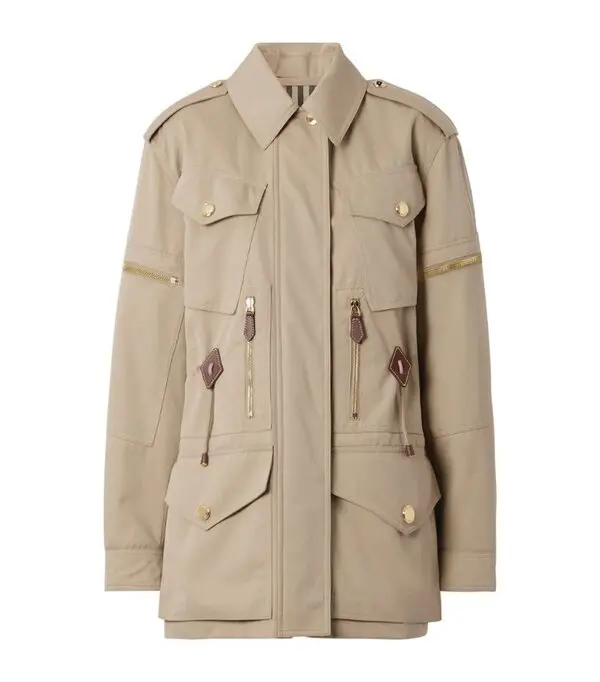 Burberry Cotton Gabardine Field Jacket