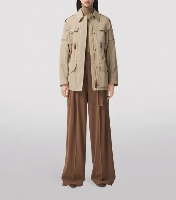 Burberry Cotton Gabardine Field Jacket