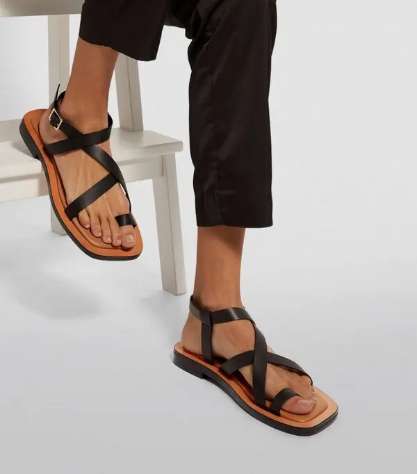 A.Emery X Matteau Spargi Sandals In Black - 62% Off | Editorialist